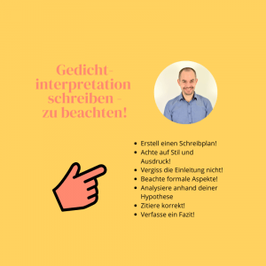 Gedichte interpretieren – fünf einfache Schritte!