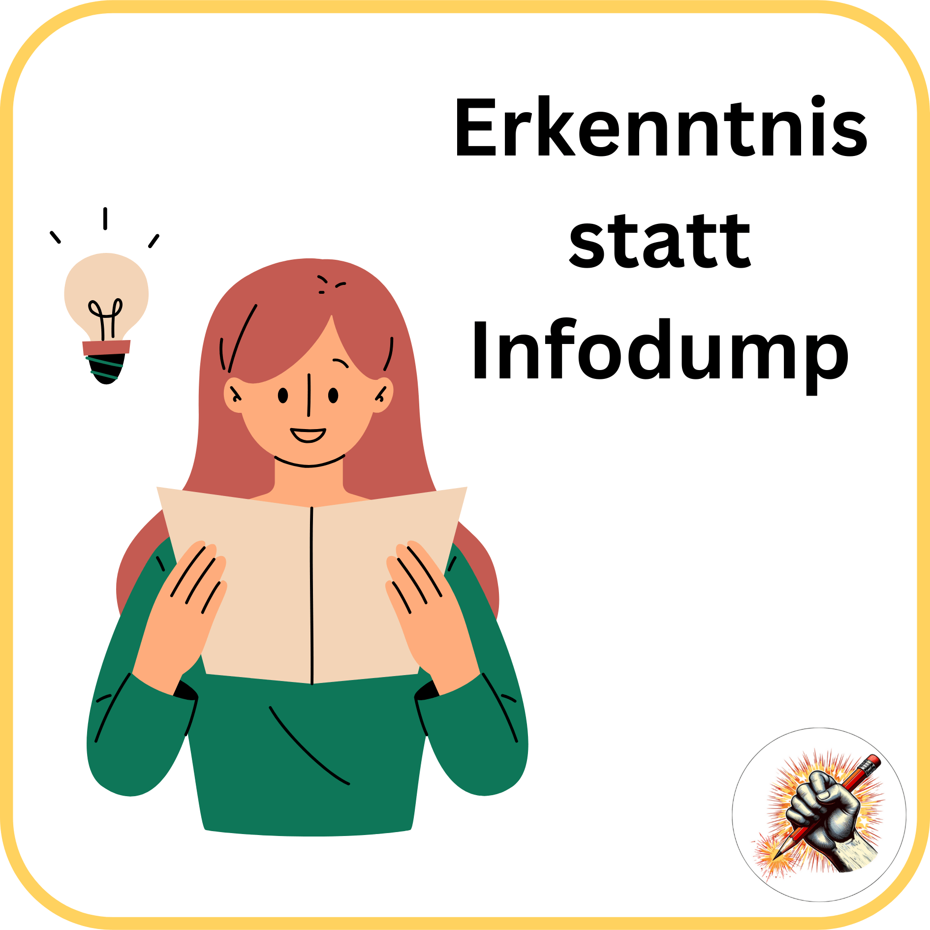 Infodump – verstehen, erkennen, vermeiden!